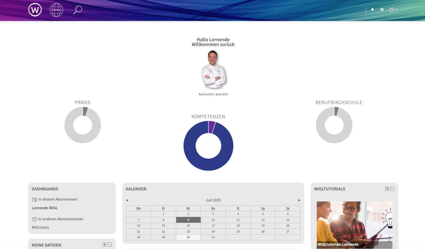 WIGL macht Lernfortschritte sichtbar - WIGL